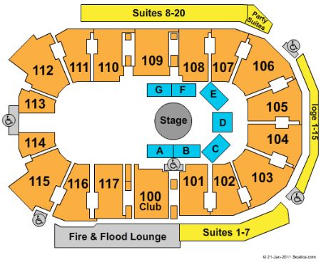 Abbotsford Centre Tickets and Abbotsford Centre Seating Chart - Buy ...