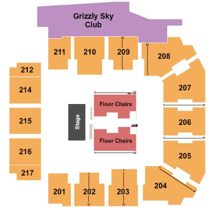 Adams Event Center Tickets and Adams Event Center Seating Chart - Buy ...