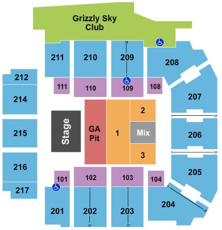 Adams Event Center Tickets and Adams Event Center Seating Chart - Buy ...