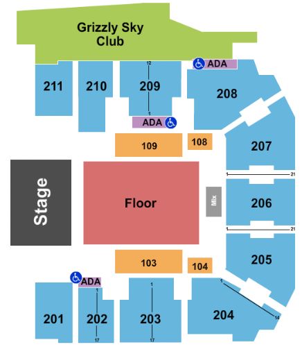 Adams Event Center Tickets and Adams Event Center Seating Chart - Buy ...