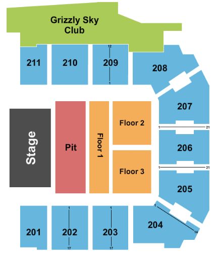 Adams Event Center Tickets and Adams Event Center Seating Chart - Buy ...