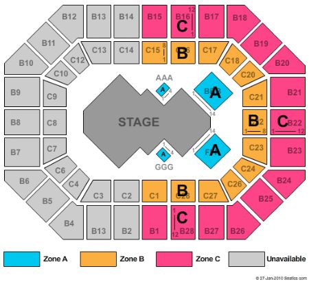 US Cellular Center Tickets and US Cellular Center Seating Chart - Buy ...