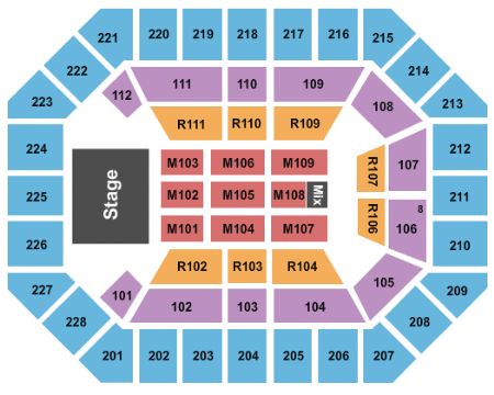 Us Cellular Center Concert Seating Chart