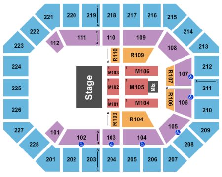 US Cellular Center Tickets and US Cellular Center Seating Chart - Buy ...
