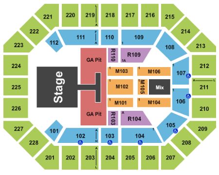 US Cellular Center Tickets and US Cellular Center Seating Chart - Buy ...