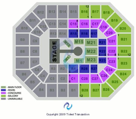 US Cellular Center Tickets and US Cellular Center Seating Chart - Buy ...