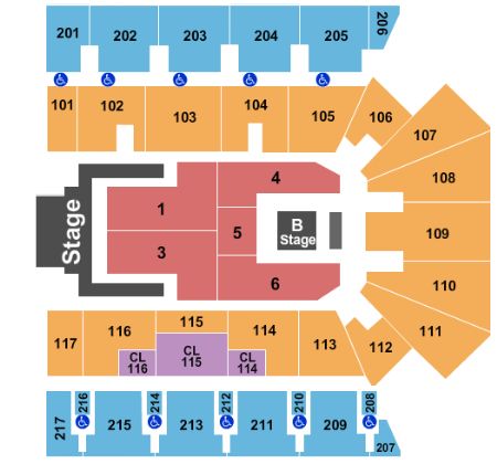 American Bank Center Tickets and American Bank Center Seating Chart ...