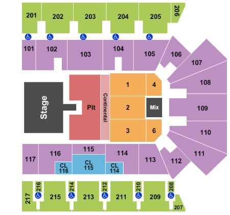 American Bank Center Tickets and American Bank Center Seating Chart ...