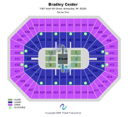 BMO Harris Bradley Center Tickets and BMO Harris Bradley Center Seating ...