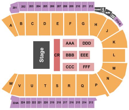 Budweiser Events Center Tickets and Budweiser Events Center Seating ...