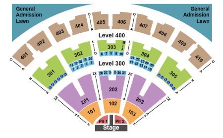 Budweiser Stage Tickets and Budweiser Stage Seating Chart - Buy ...