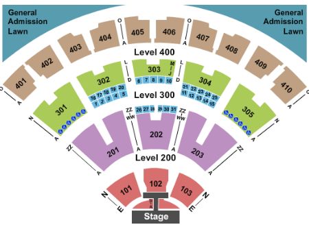 Budweiser Stage Tickets and Budweiser Stage Seating Chart - Buy ...