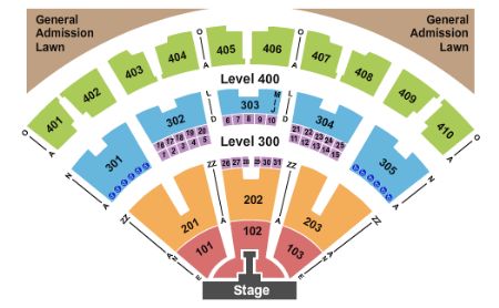 Budweiser Stage Tickets and Budweiser Stage Seating Chart - Buy ...