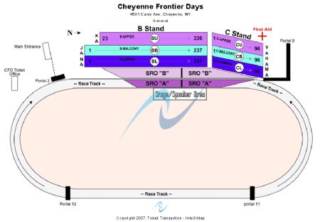Cheyenne Frontier Days Tickets and Cheyenne Frontier Days Seating Chart ...
