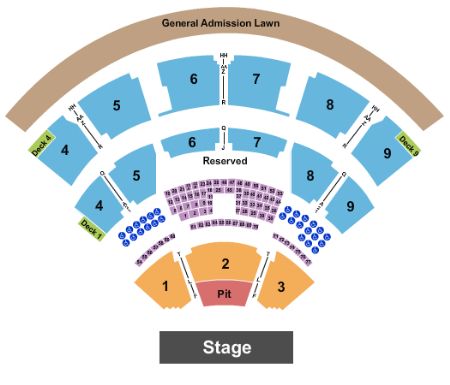 Walnut Creek Amphitheatre Tickets and Walnut Creek Amphitheatre Seating ...