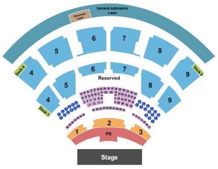 Walnut Creek Amphitheatre Tickets and Walnut Creek Amphitheatre Seating ...
