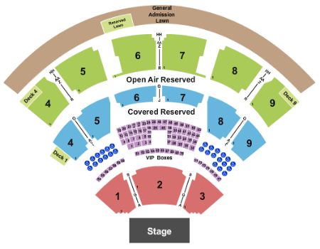 Walnut Creek Amphitheatre Tickets and Walnut Creek Amphitheatre Seating ...