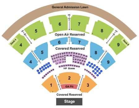 Walnut Creek Amphitheatre Tickets and Walnut Creek Amphitheatre Seating ...