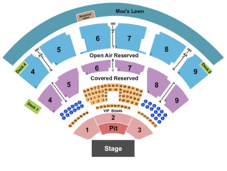 Walnut Creek Amphitheatre Tickets and Walnut Creek Amphitheatre Seating ...