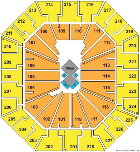 Colonial Life Arena Tickets and Colonial Life Arena Seating Chart - Buy ...