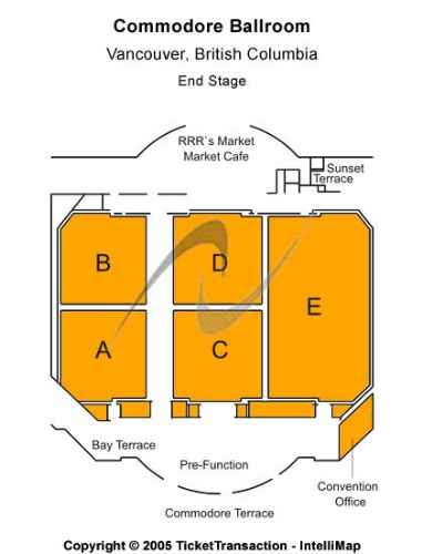 Commodore Ballroom Tickets and Commodore Ballroom Seating Chart - Buy ...