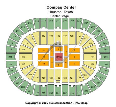 Compaq Center Tickets and Compaq Center Seating Chart - Buy Compaq ...