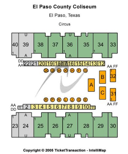 El Paso County Coliseum Tickets and El Paso County Coliseum Seating ...