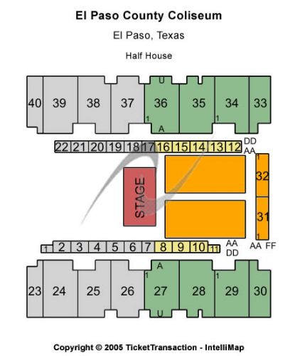 El Paso County Coliseum Tickets and El Paso County Coliseum Seating ...