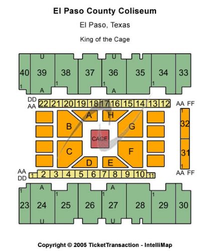 El Paso County Coliseum Tickets and El Paso County Coliseum Seating ...