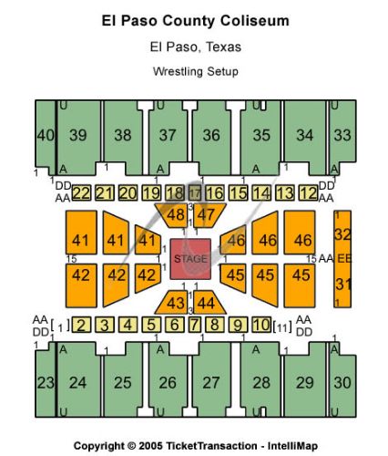 El Paso County Coliseum Tickets and El Paso County Coliseum Seating ...