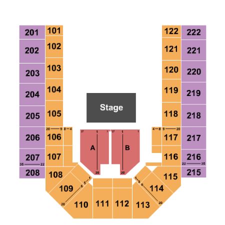 Casper Events Center Tickets and Casper Events Center Seating Chart ...