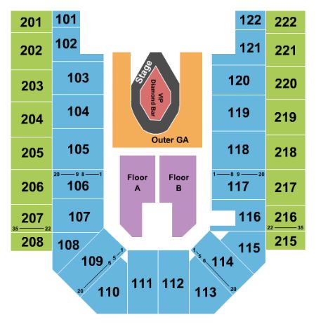 Casper Events Center Tickets and Casper Events Center Seating Chart ...