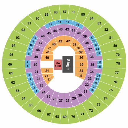 Frank Erwin Center Tickets and Frank Erwin Center Seating Chart - Buy ...