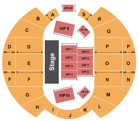 Garrett Coliseum Tickets and Garrett Coliseum Seating Chart - Buy ...