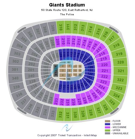 Giants Stadium Tickets and Giants Stadium Seating Chart - Buy Giants ...