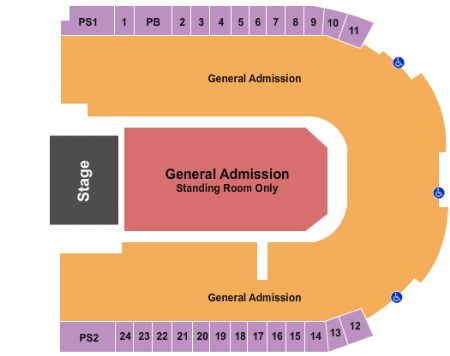 US Cellular Coliseum Tickets and US Cellular Coliseum Seating Chart ...