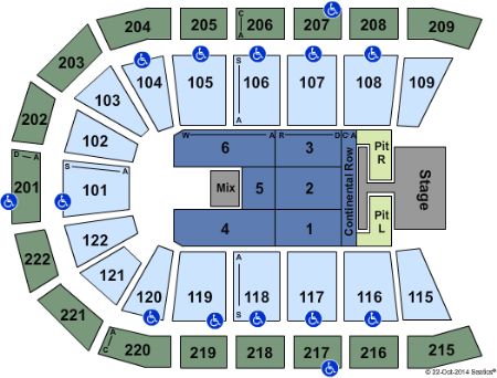 Huntington Center Tickets and Huntington Center Seating Chart - Buy ...