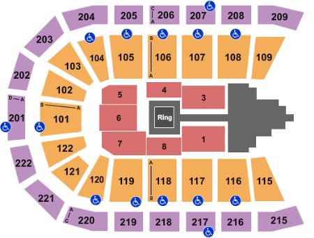 Huntington Center Seating Chart Wwe | Cabinets Matttroy