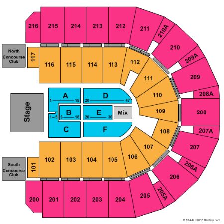 I Wireless Center Tickets and I Wireless Center Seating Chart - Buy I ...