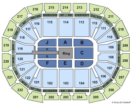 Manchester Arena Tickets and Manchester Arena Seating Chart - Buy ...