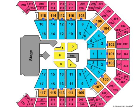 MGM Grand Garden Arena Tickets and MGM Grand Garden Arena Seating Chart ...