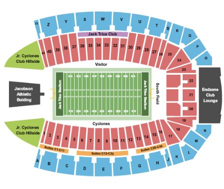 Jack Trice Stadium Tickets and Jack Trice Stadium Seating Chart - Buy ...