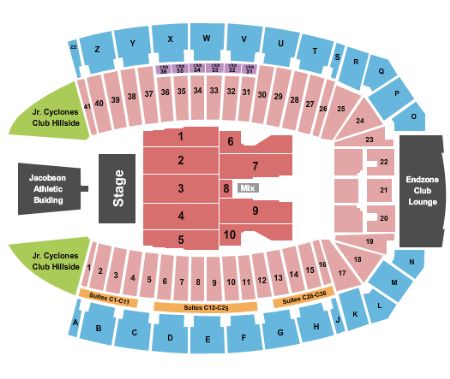 Jack Trice Stadium Tickets and Jack Trice Stadium Seating Chart - Buy ...
