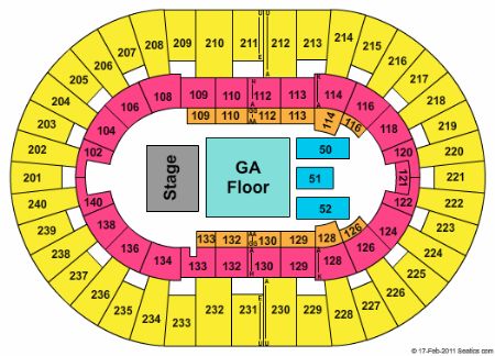 North Charleston Coliseum Tickets and North Charleston Coliseum Seating ...