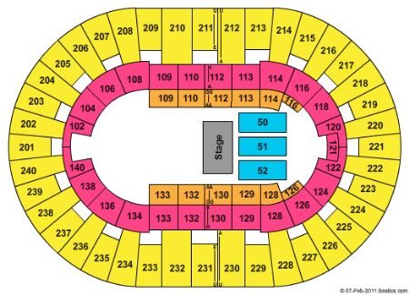 North Charleston Coliseum Tickets and North Charleston Coliseum Seating ...