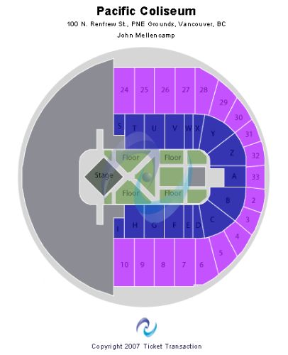 Pacific Coliseum Tickets and Pacific Coliseum Seating Chart - Buy ...