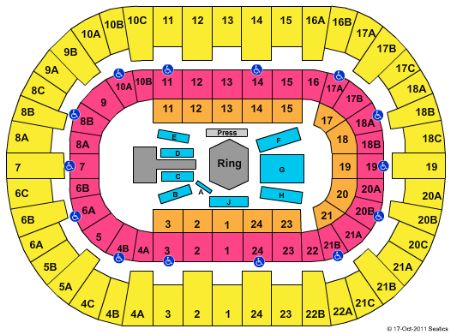 Valley View Casino Center Tickets and Valley View Casino Center Seating ...