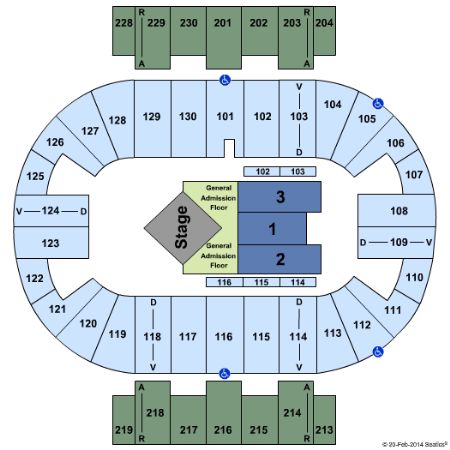 Pensacola Bay Center Tickets and Pensacola Bay Center Seating Chart ...