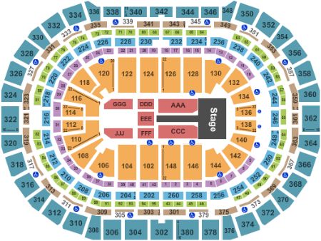 Pepsi Center Tickets and Pepsi Center Seating Chart - Buy Pepsi Center ...