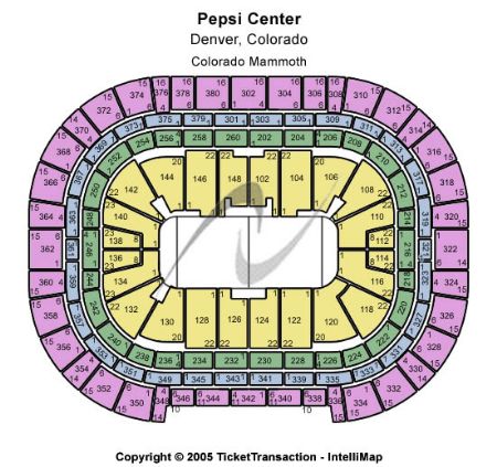 Pepsi Center Tickets and Pepsi Center Seating Chart - Buy Pepsi Center ...